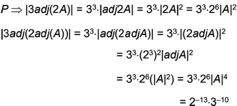 if a is 3 x 3 matrix det 3adj 2adja 2 13 3 10 and sarthaks