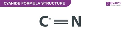 Cyanide Cn− Structure Molecular Mass Properties And Uses