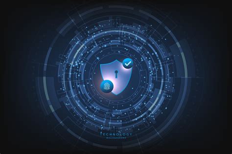 하이테크 디지털 기술 미래 지향적 인 회로 디지털 보안 시스템 보호3d 모형 휴대 전화 현대적인 미래 지향적 인 디자인 클라우드 컴퓨팅 추상 배경 기술 벡터 일러스트레이션