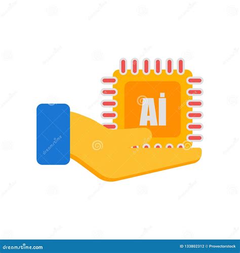 Ai Icon Vector Sign And Symbol Isolated On White Background Stock Vector Illustration Of Logo