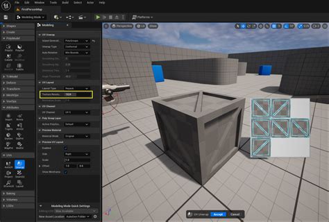 Modeling Mode Quick Start In Unreal Engine