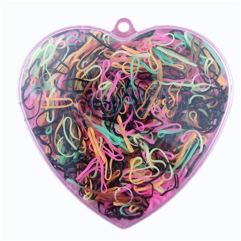 کش مو زنانه مدل چهل گیس طرح قلب بسته 300 عددی وانسی پلاس