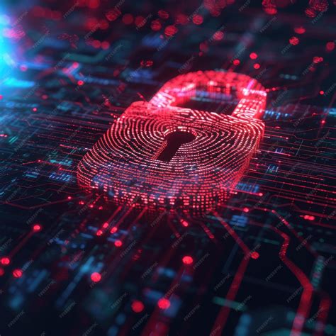 Premium Ai Image Personal Data Protection Digital Fingerprint Trace A Padlock Know Your