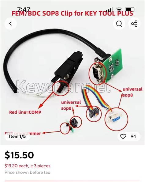 Clip Recommendations Working With Key Tool Plus Eeprom Adapter Car Diagnostic Tool Tech