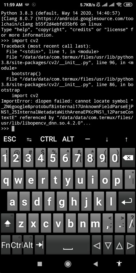 dlopen failed cannot locate symbol · issue 5459 · termux termux
