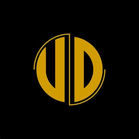 Premium Vector Letter Circle Logo Design Ud