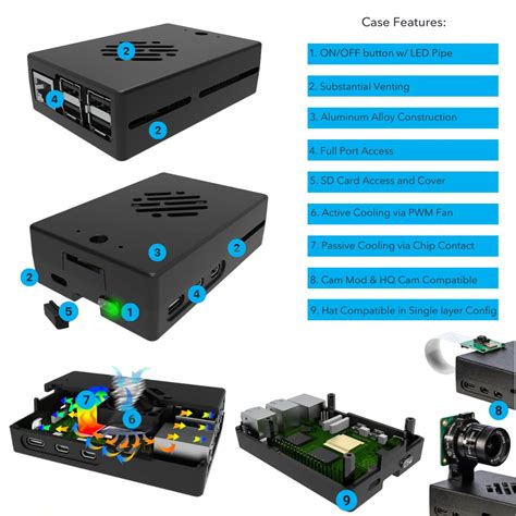 Vilros Raspberry Pi 5 8gb Starter Kit Turbo Cooled