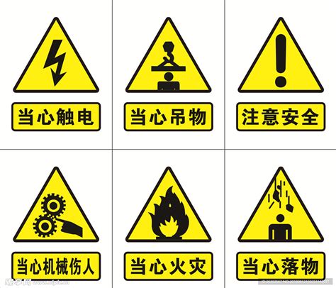 警告标志设计图展板模板广告设计设计图库昵图网