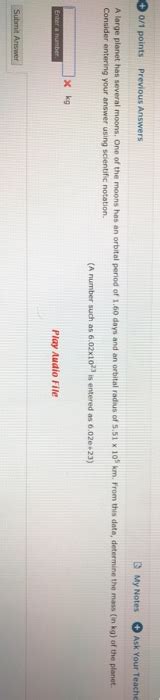 Solved 0 1 Points Previous Answers My Notes Ask Your Teache