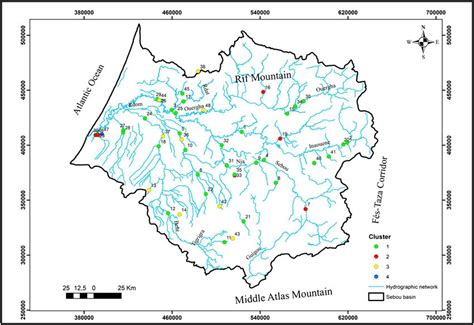 Spatial Grouping Of The Different Samples Within The Different Clusters