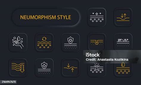 스킨 케어 세트 아이콘입니다 진피 피부 처진 피부 크림 오일 뷰티 한국 화장품 표피 보호 트리트먼트 Spf 땀 신형성 수분 공급 외모 관리 개념 개념에 대한 스톡 벡터 아트