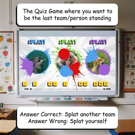 Parallel And Perpendicular Splat Math Game No Prep 4th Grade Review Activity