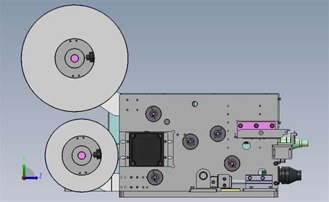 卷料剥离机 Solidworks 2016 模型图纸下载 懒石网