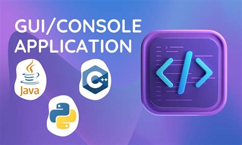 Code Gui Console Based Programming Application In Java Javafx Swing