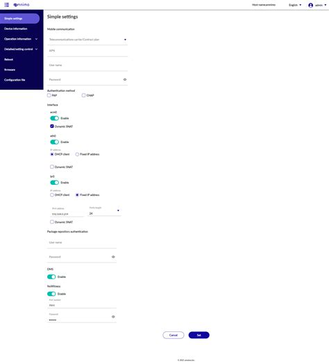 What Are The Contents Configured In The Simple Gui Settings Amnimo Faq