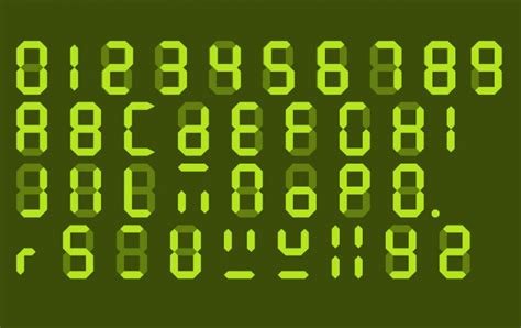 7 Segments Fontstruct