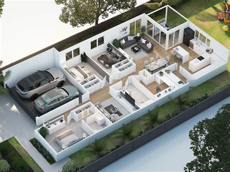 A Stunning Axonometric Rendering Image Upwork