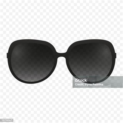 투명 블랙 선글라스 절연 템플릿 플라스틱 프레임과 빈티지 디자인의 세련된 어두운 유리 선글라스에 대한 스톡 벡터 아트 및 기타 이미지 선글라스 개인 장식품 건설