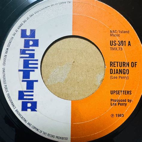 【オリジナル盤】upsetters Return Of Django By メルカリ