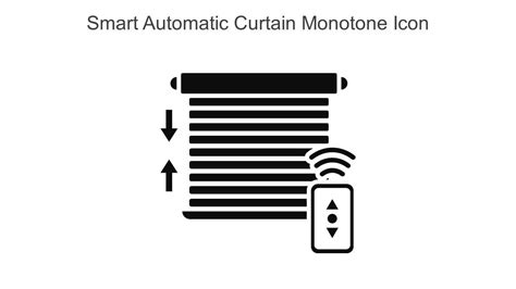 Smart Automatic Curtain Monotone Icon In Powerpoint Pptx Png And Editable Eps Format PPT