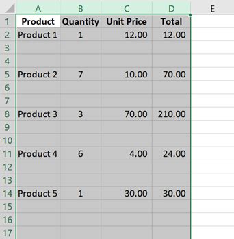 How To Remove Blank Rows In Excel