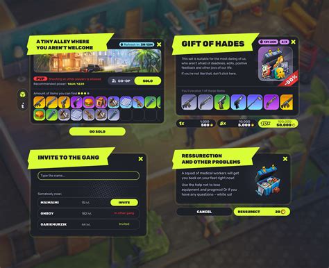 mobile game ux ui design epic ape behance