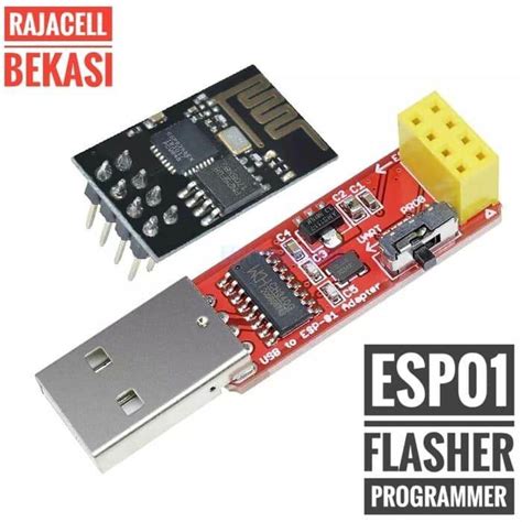 ESP01 Flasher Tools Programmer Adapter ESP 01 USB To Serial ESP8266 Lazada Indonesia