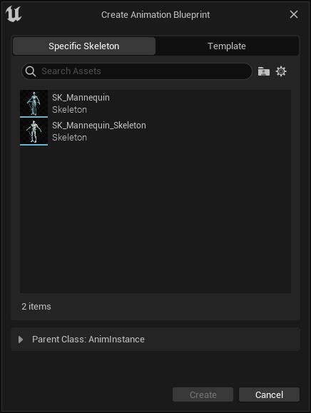 my custom skeleton won t show r unrealengine
