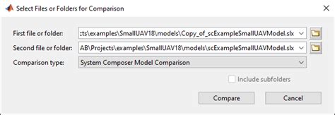 System Composer Comparison Tool