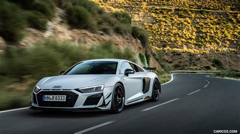Audi R8 Coupe V10 Gt Rwd 2023my Color Suzuka Grey Front Three