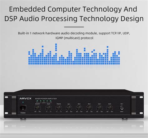IP Amplifier Arvox Tech Com