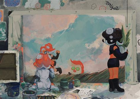 Takozonesu And Octotrooper Splatoon Drawn By Zicbx Danbooru