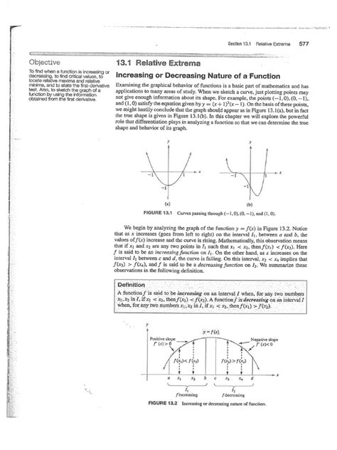 Relative Extrema Pdf