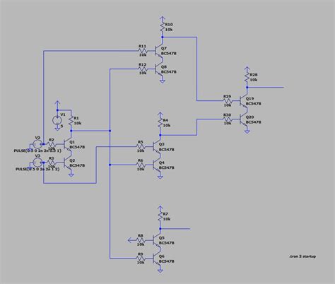 Chaining Nand Gates Does Not Work And Results In Wrong Simulation With Ltspice Electrical