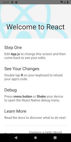 Setting Up The Development Environment React Native