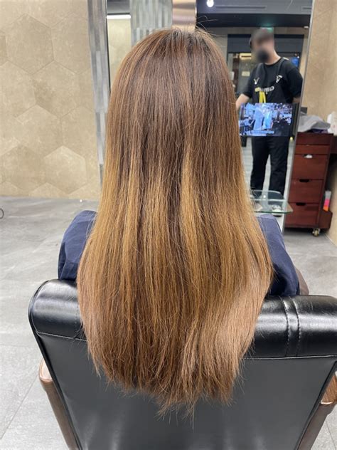 초코브라운으로 톤다운 염색 하고 레이어드 컷 했어요 Chop헤어가연 네이버 블로그