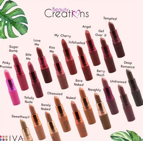 Matte Lipstick Beauty Creations