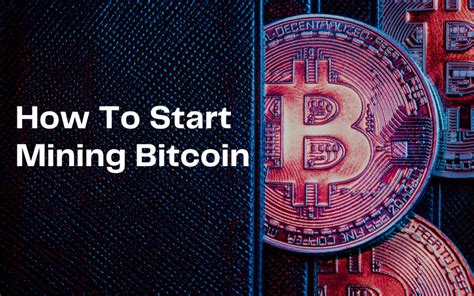 How To Start Mining Bitcoin Goliath Ventures