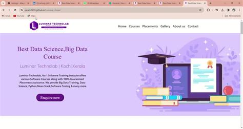 sarath babu s on linkedin connections webdevelopment bootstrap luminartechnolabinspired