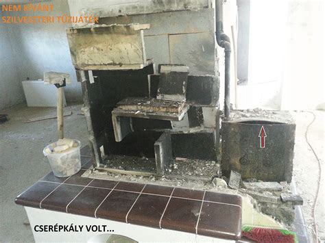 Robbanó Vízteres Cserépkályha
