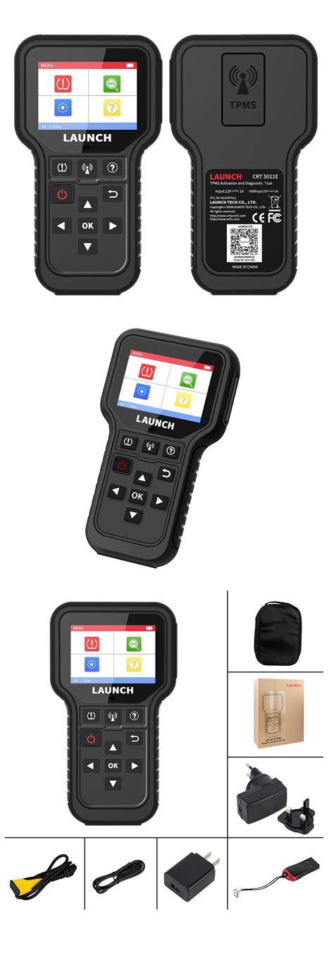 LAUNCH X CRT E TPMS Activation Diagnostic Tools Reset Relearn Reprogram MHz MHz