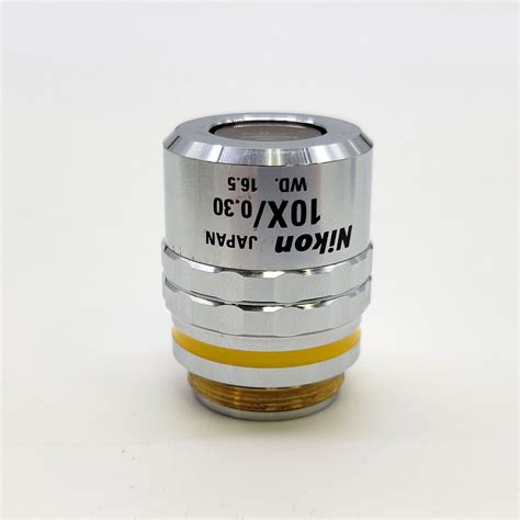 Nikon Microscope Objective Cfi Plan 10x Epi Dic ∞ 0 Microscope