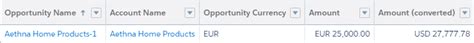 Salesforce Query Multi Currency Field