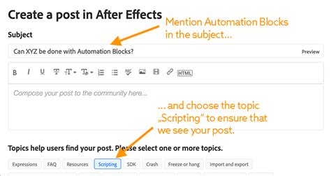 getting started automation blocks