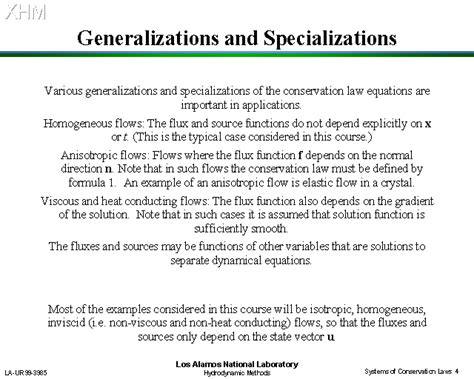 Generalizations And Specializations