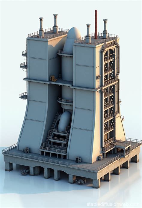 Nuclear Power Plant 3d Model Stable Diffusion Online