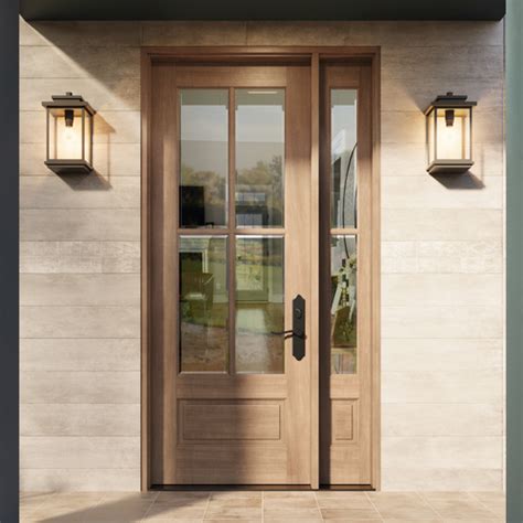 Front Door With Single Sidelight