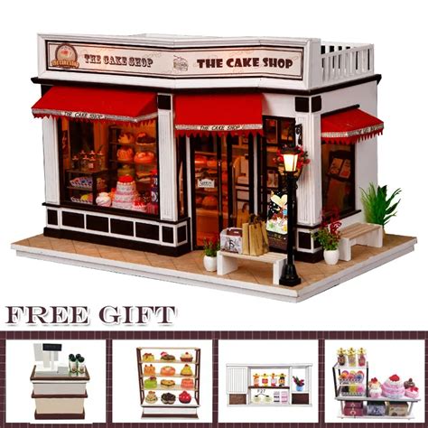 Cutebee Diy кукольный домик деревянные кукольные домики Миниатюрный Кукольный дом набор мебели