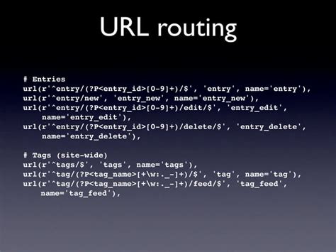 Introduction To Django In Five Slides PPT