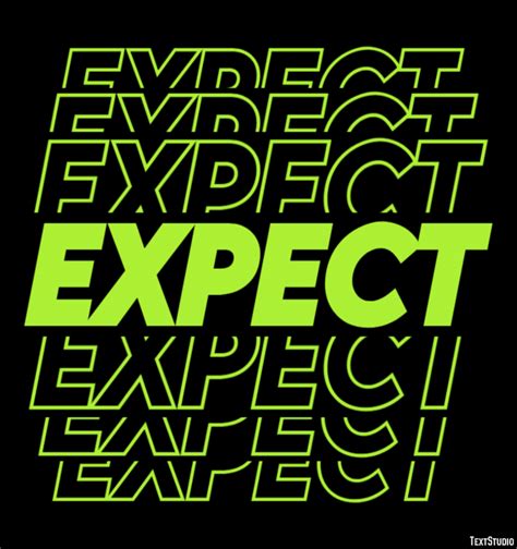 Expect Text Effect And Logo Design Word